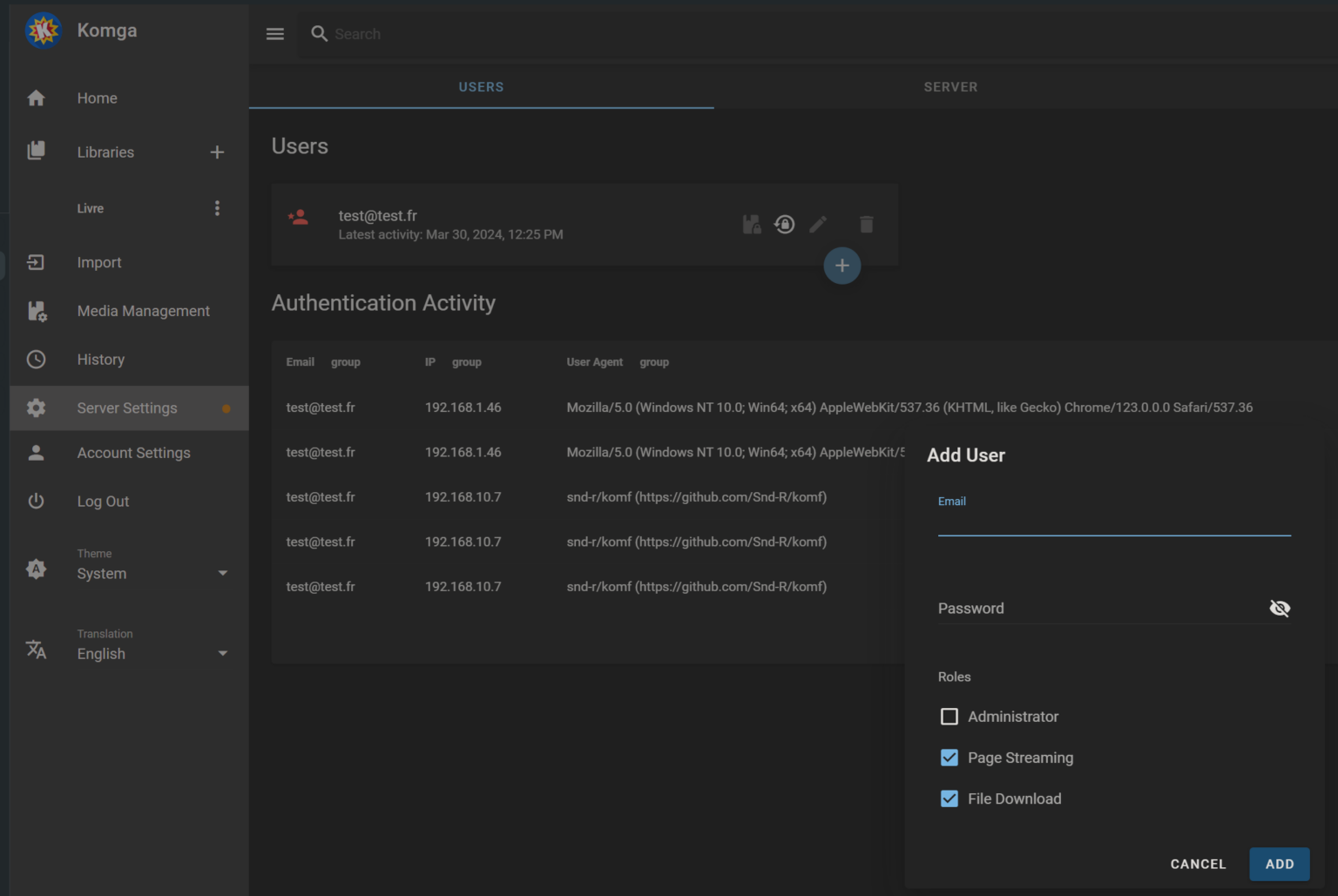 Komga : self-hosted sa bibliothèque – JamesTech
